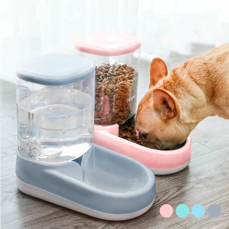 Automatischer Futter- und Wasserspender für Hunde und Katzen mit Große – Tierbedarf-Plus