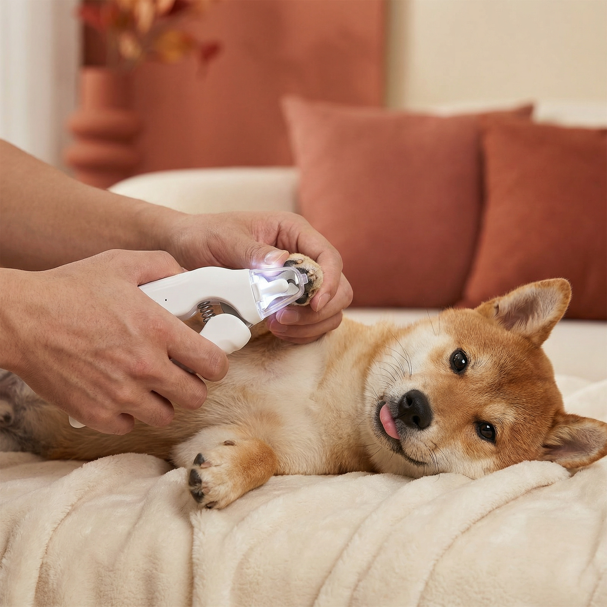 2in1 Lautloses Krallenzwick und -schleifgerät für Hunde – Leise, Wiede ...